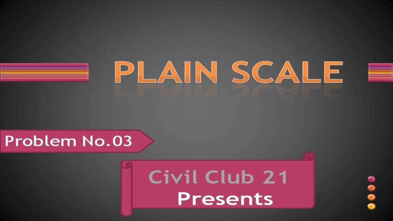 How to Draw Plain Scale | Problem-3 | foot & Inches | Engineering ...