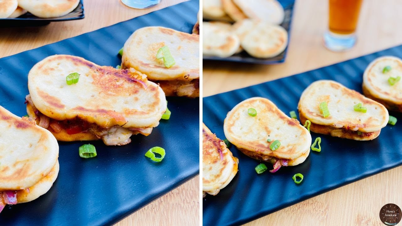 Naan dippers sandwich | Mini Naan Sandwich/Easy & Quick party Snack ...