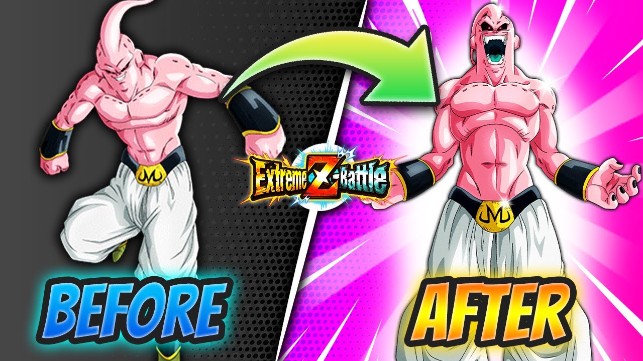 BEFORE VS AFTER! STR Super Buu EZA (DBZ Dokkan Battle) - YouTube