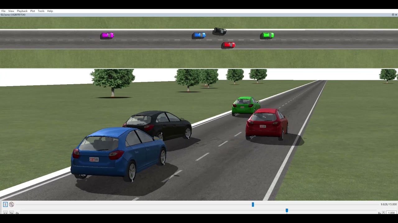 automatic lane change system on low mu road - YouTube