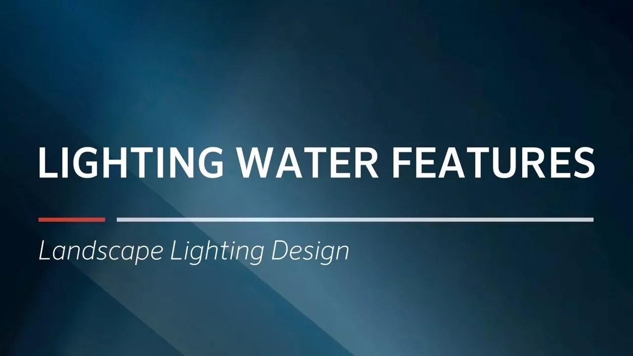 Lighting Water Features | Landscape Lighting Design by FX Luminaire ...