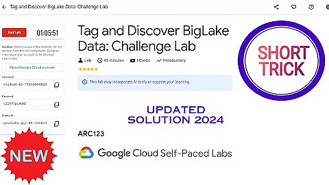 Skill badge:- Tag and Discover BigLake Data - YouTube