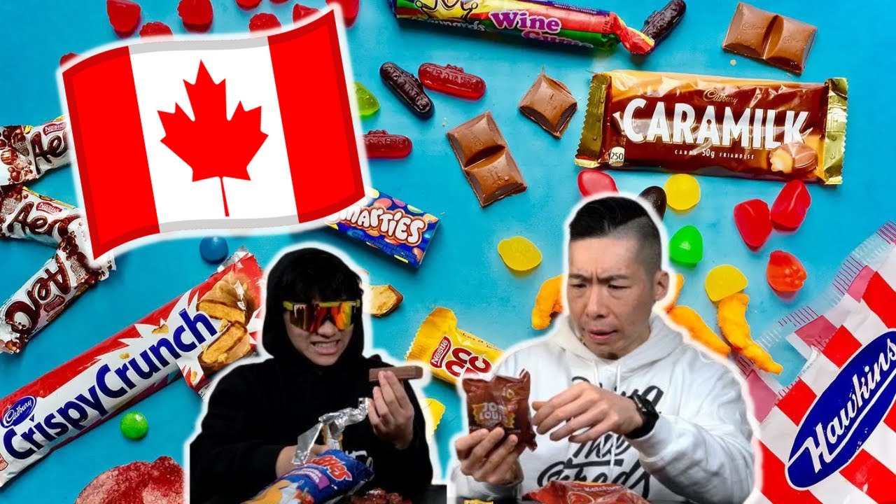 Americans Try Canadian Snacks For First Time! - YouTube