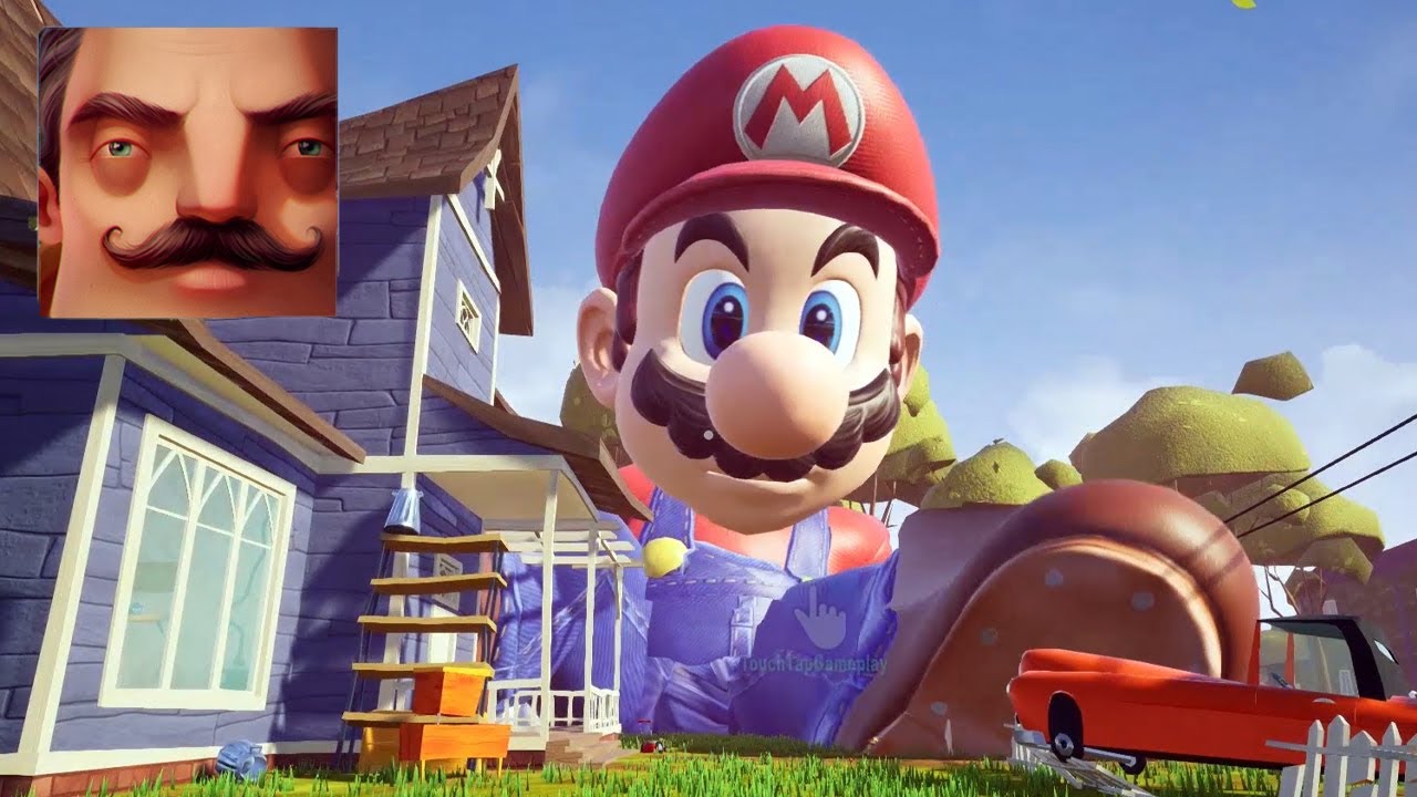 Hello Neighbor - My New Neighbor Big Mario Act 1 Gameplay Walkthrough ...