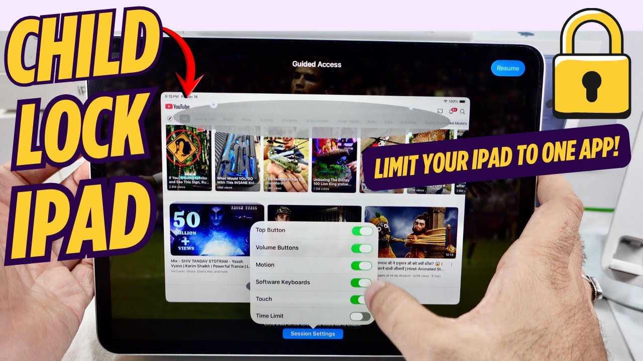 How to Child lock on iPad in 2026 | limit your iPad to one app in ...