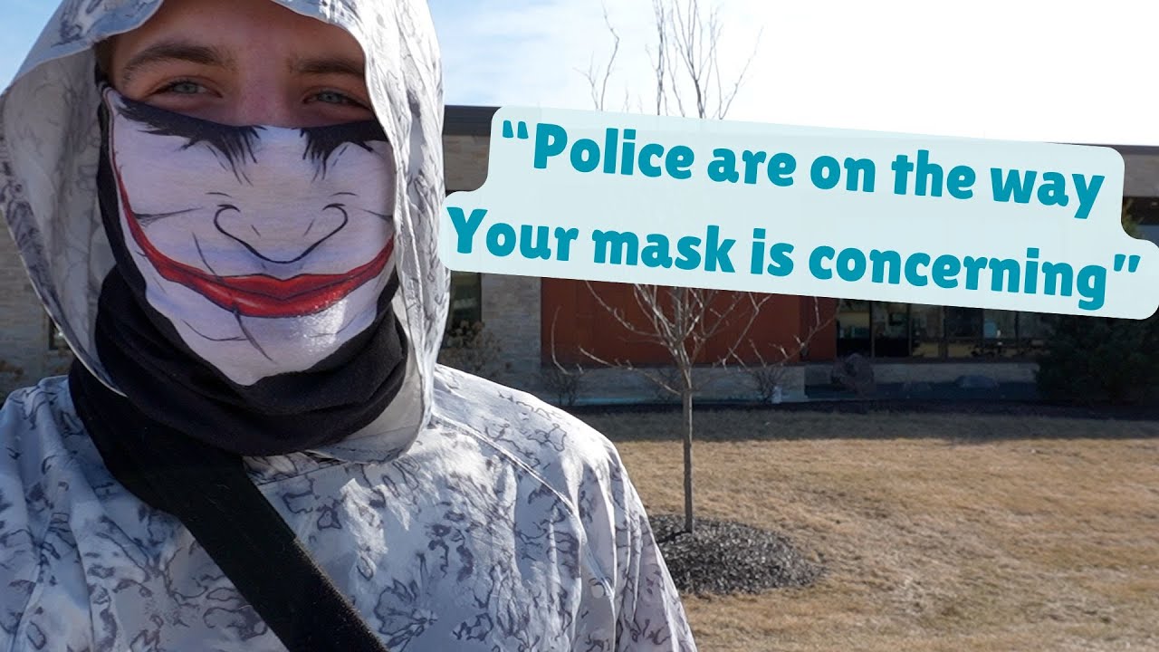 This Police Response Over A Mask | First Amendment Audit - YouTube