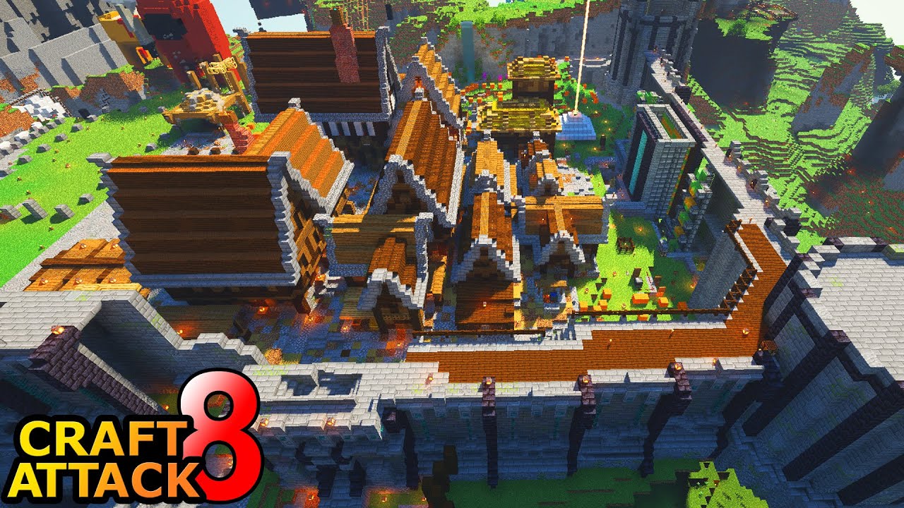 Marktplatz, Schießstand & mehr! MEGA Pogwarts Progress! - Minecraft Craft Attack 8 #151 - YouTube