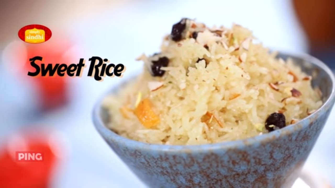 ताहिरी - Taheri Recipe By Veena - Sindhi Sweet Rice Recipe - Holi ...
