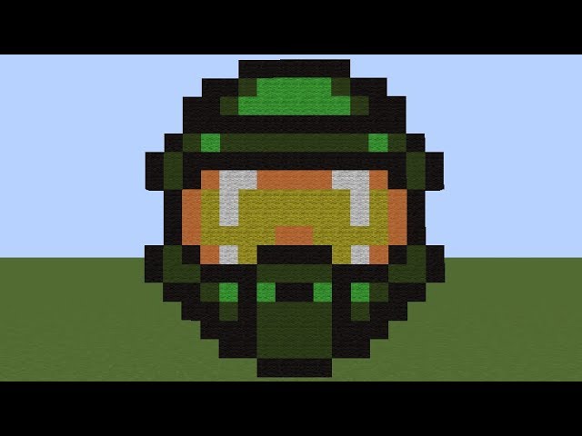 Minecraft Master Chief Pixelart