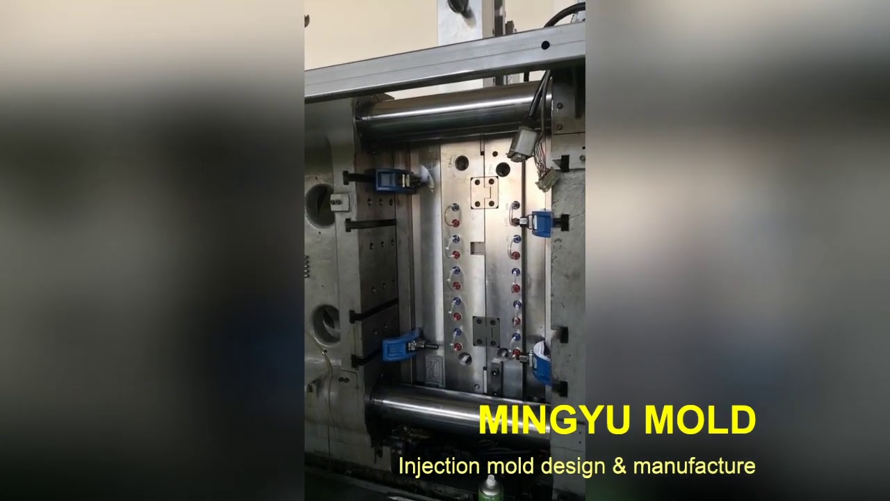 long tube injection mold design and works video - YouTube