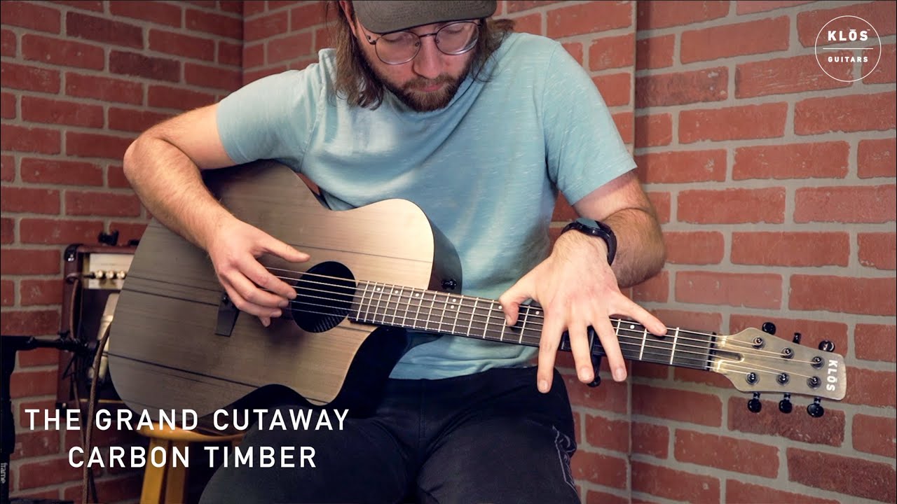 The Grand Cutaway Carbon Timber Series Guitar by KLOS - YouTube