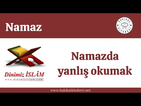 Namazda yanlış okumak