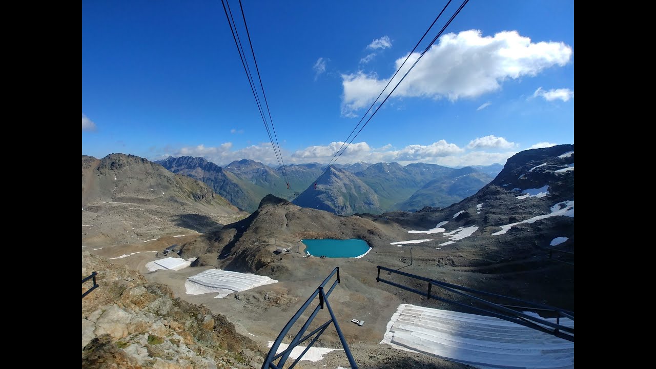 Diavolezza cable car in Switzerland - YouTube