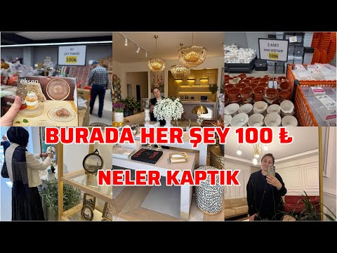 KOŞ‼️HER ŞEY 100 ₺🚨NELER KAPTIK❓BURAYA BAYILACAKSINIZ❓KIZLAR SALONA ARADIĞIMI BULDUM❓SİZCE ALAYIM MI