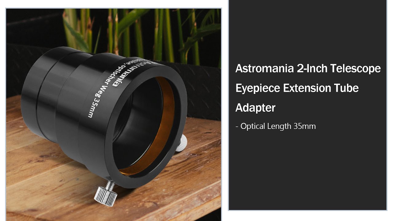 Astromania 2-Inch Telescope Eyepiece Extension Tube Adapter - Optical ...