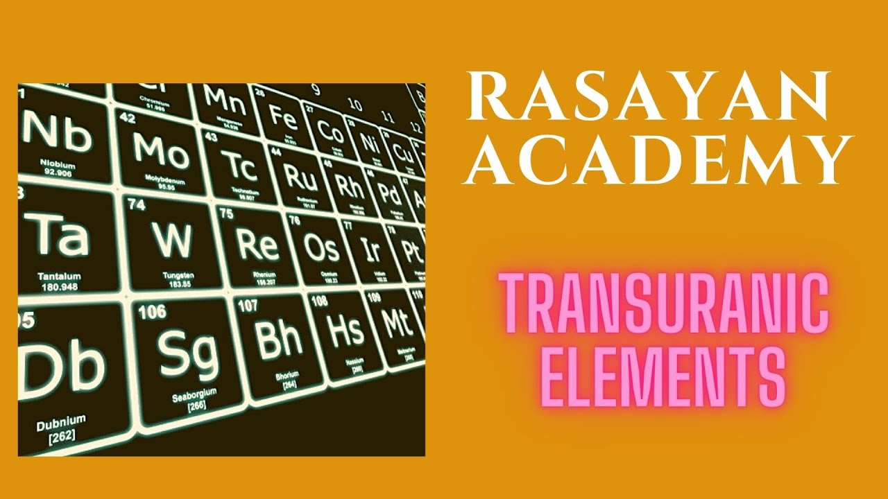 MODERN PERIODIC TRANSURANIC ELEMENTS - YouTube