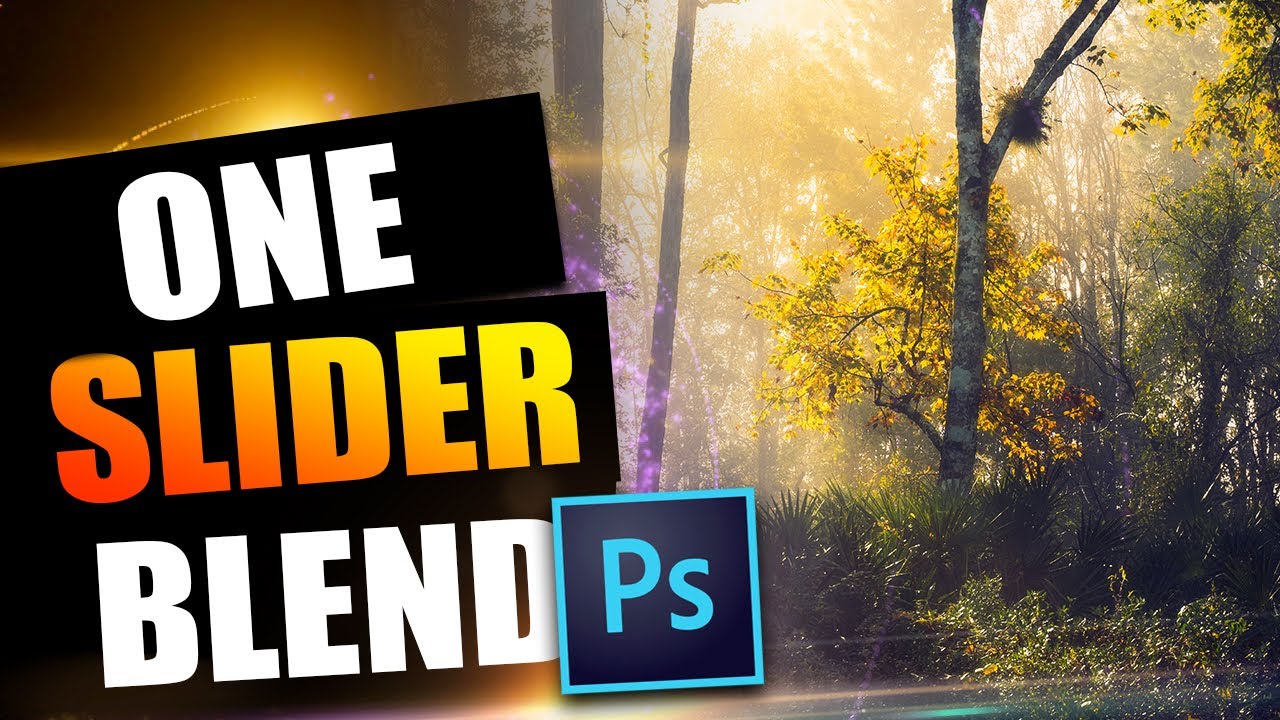 Awesome Photoshop Color Grade - Blend If Slider - YouTube