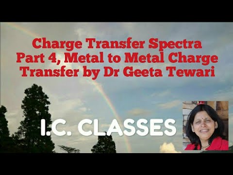 Charge Transfer Spectra Part 4, MMCT, Metal to Metal Type Charge ...