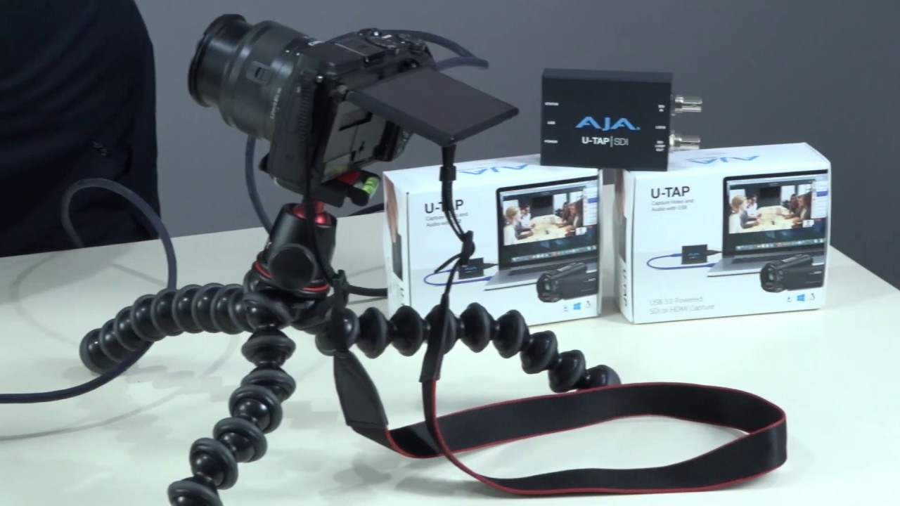 AJA UTAP SDI/HDMI capture device USB 3.0 - YouTube