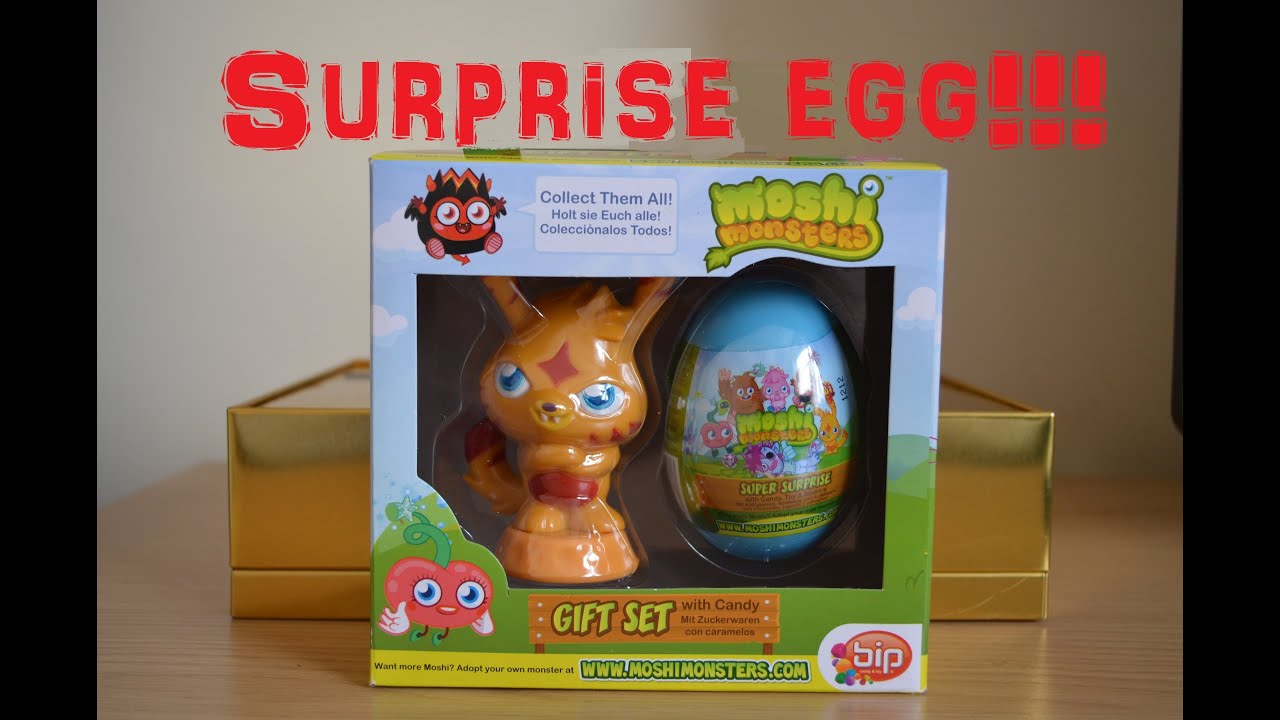 Moshi Monsters Unboxing Surprise Egg Review Opening Gift set katsuma ...