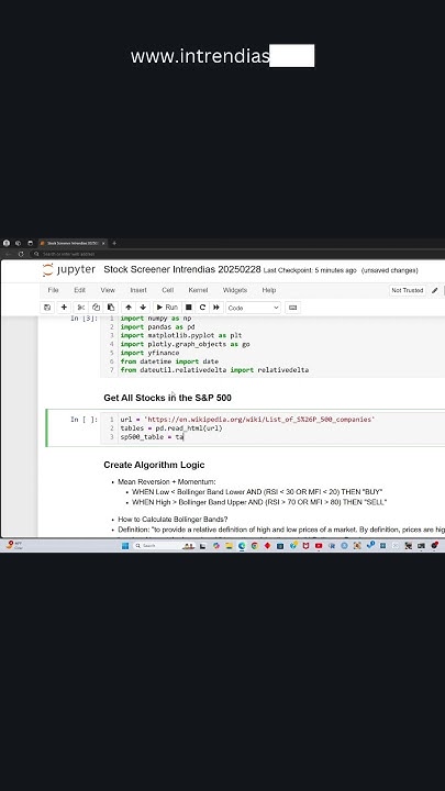 How to Get All Tickers in the S&P 500 in Python? - YouTube