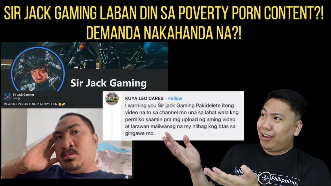 🔴 SIR JACK GAMING PINAKITA ANG KITAAN SA POVERTY PORN CONTENT SA ...
