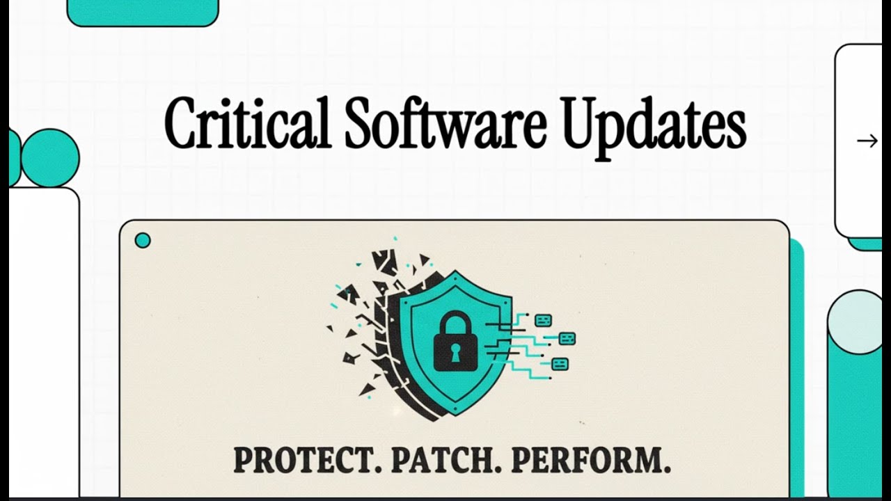 Critical Software Updates - YouTube