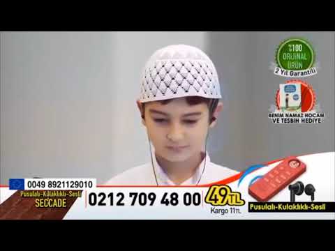 Namaz Kılmayı Öğreten Seccade Reklamı (Logosuz)