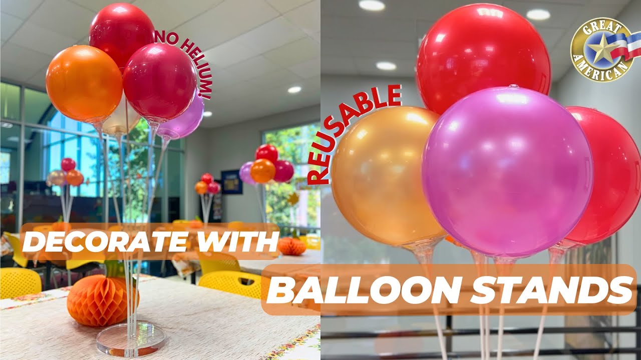 Transform your space with Reusable Balloon Stands - No Helium Needed ...