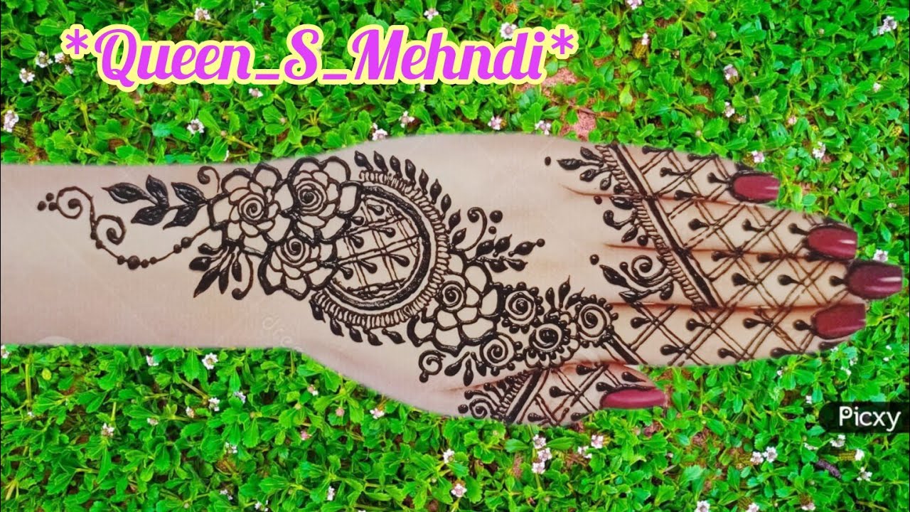 New Aesthatic Mehndi Designs 2024/ Very Easy Mehndi Design For ...
