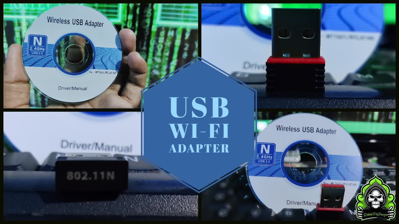 USB WI-FI adapter । How to install wi-fi in desktop pc (hindi) - YouTube