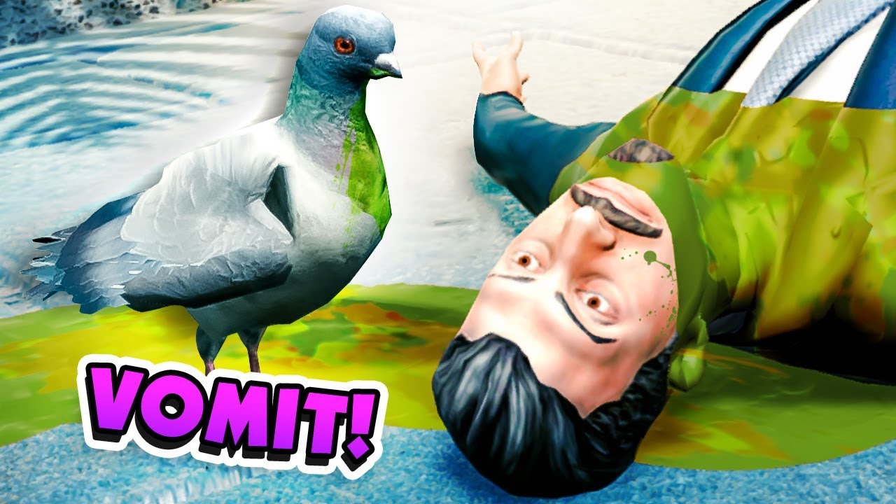 I'M A VOMIT BREATHING PIGEON - Pigeon Simulator - YouTube