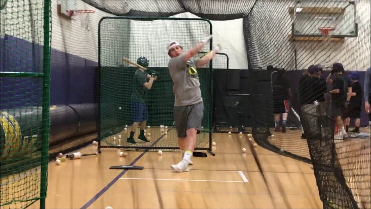 Kyle Green Hitting 1-30-18 - YouTube