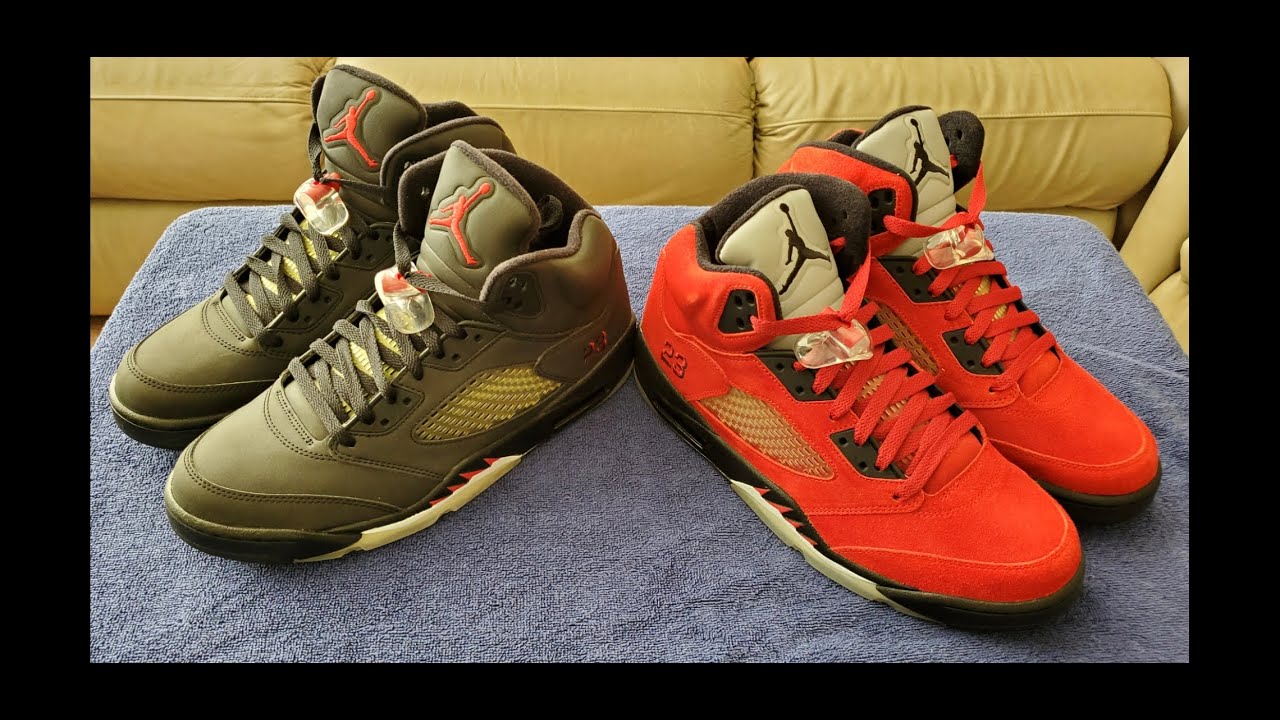 Air Jordan 5 Retro DMP Raging Bull Pack From 2009! Never Worn! - YouTube