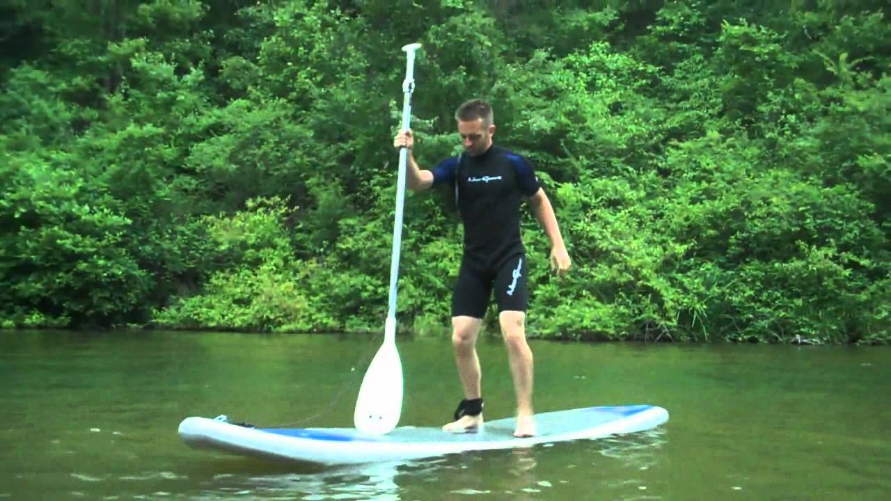 SUP Workout Balance on Board.avi - YouTube
