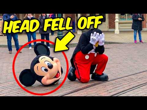 When Disney Character Heads Fall Off
