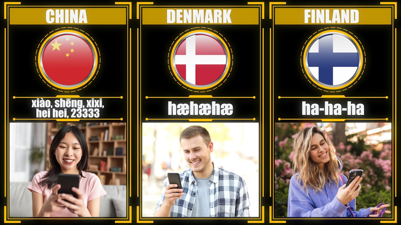 How People Laugh Online in Different Countries - YouTube