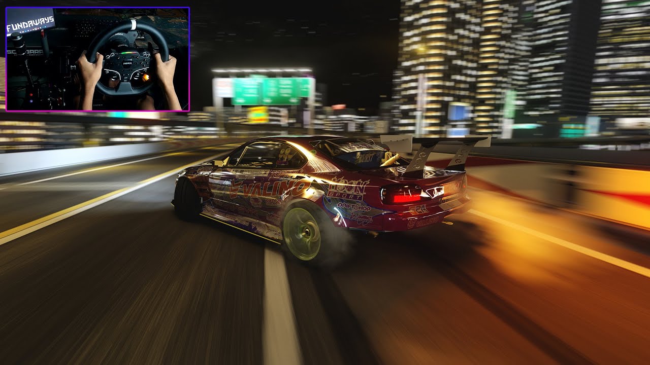 Nissan S15 Naoki Nakamura Drifting At Highway Japan (MOZA R5 Gameplay ...