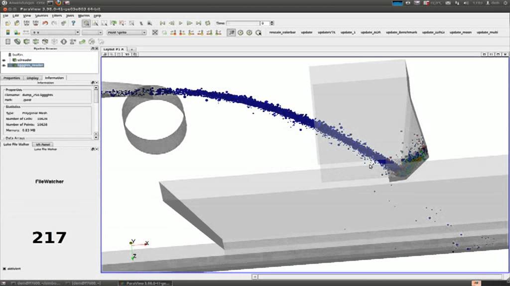 DEM Simulation of a Belt Conveyor - YouTube