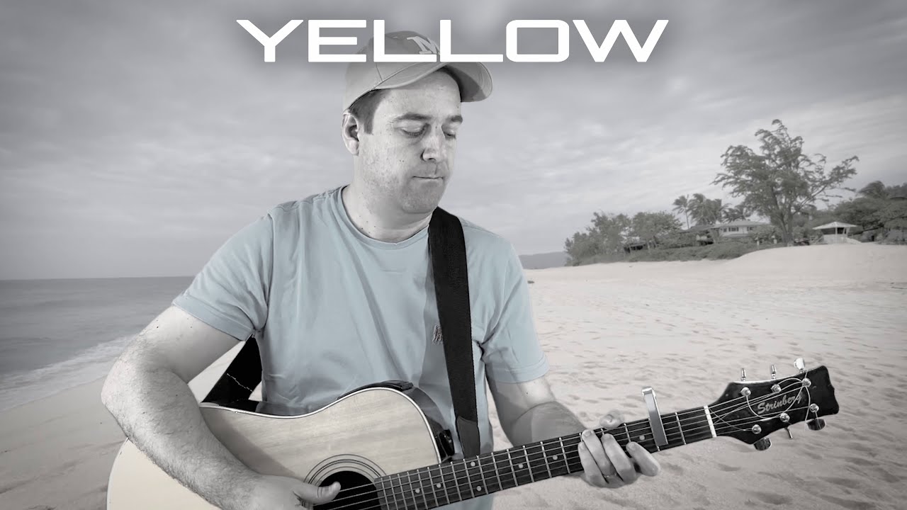 Yellow - ColdPlay (Cover with cap) acoustic guitar cover - YouTube