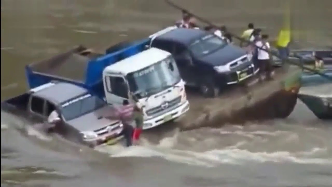 River Ferry Fail - YouTube