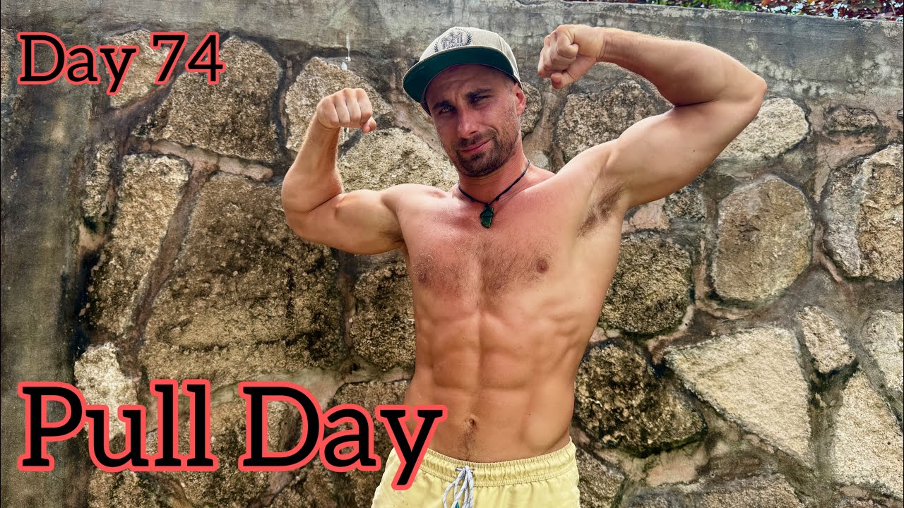 Day 74. Weighted pull-ups. Rows and side delts - YouTube