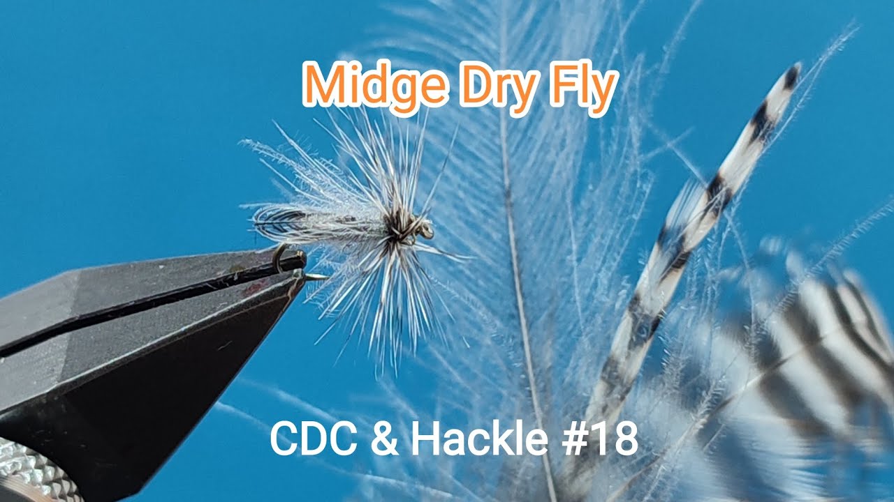 Fly Tying - Midge Dry Fly - YouTube