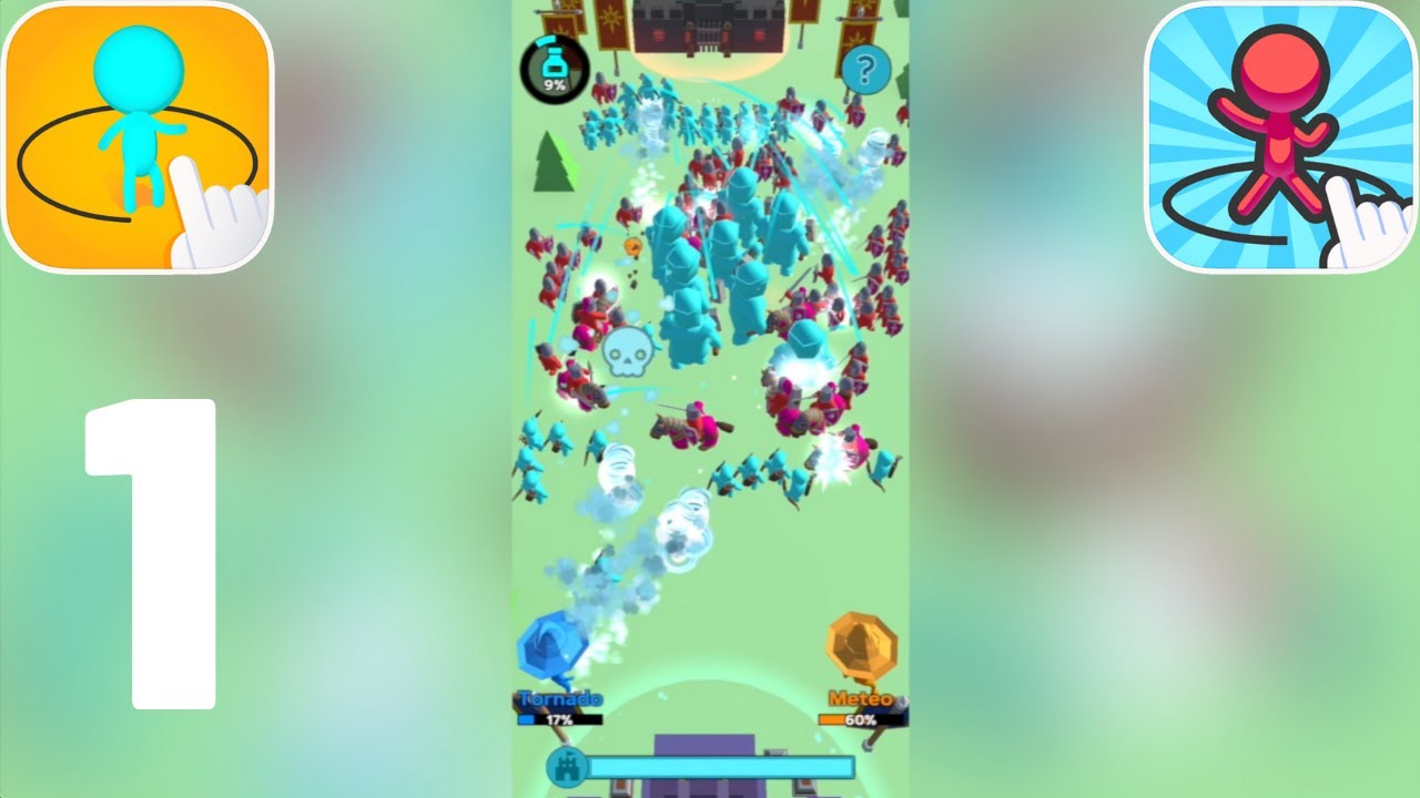 Draw Defence Gameplay Walkthrough #️⃣1️⃣ Level 1-25 (iOS - Android ...