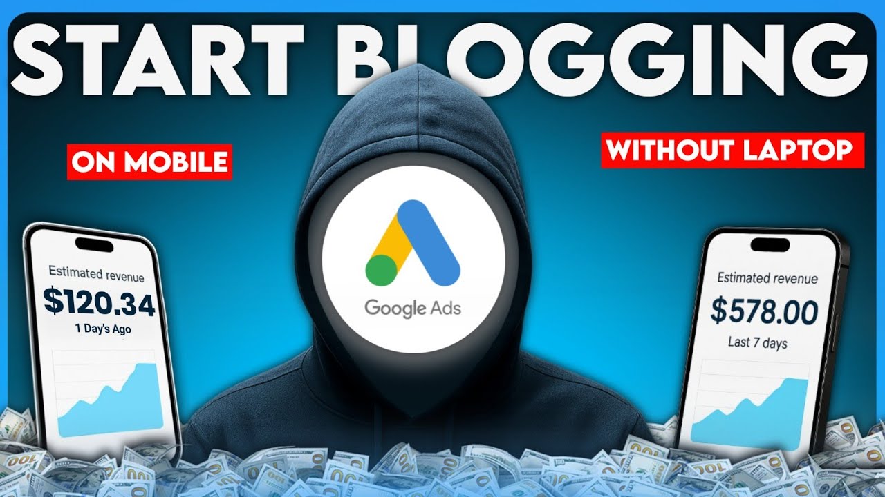 Make $100+Daily On Blogging🤑। How to start Blogging on mobile phone ...