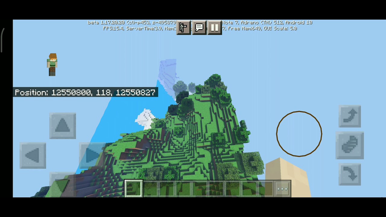 R.i.p Minecraft bedrock far lands in beta 1.17.20.20 - YouTube