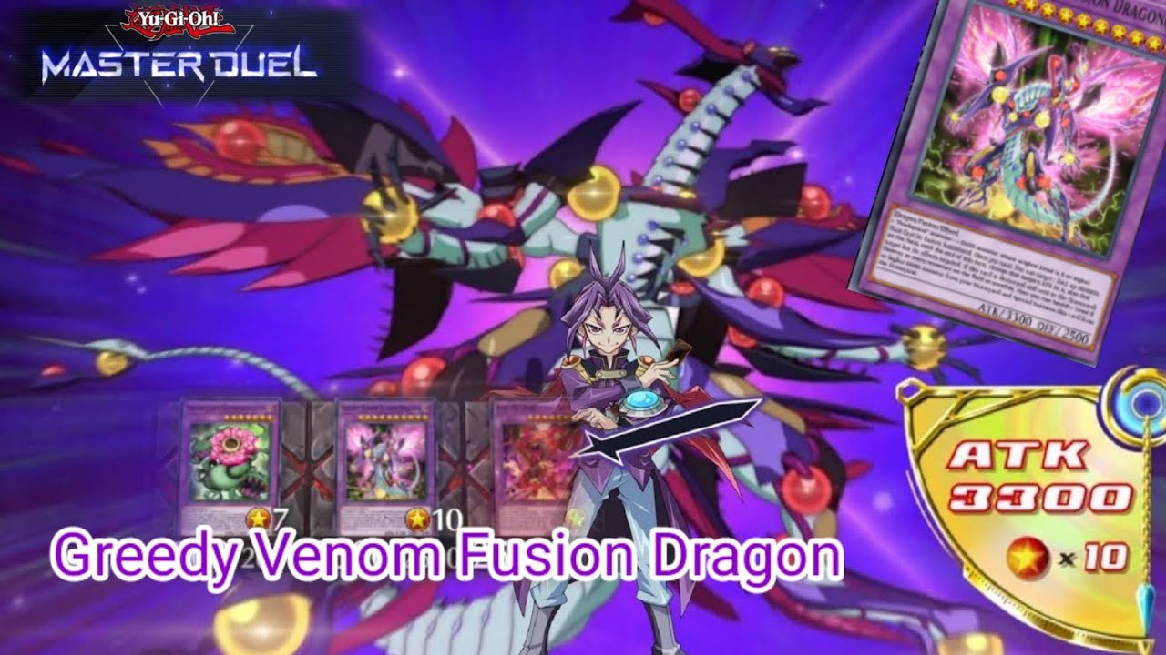 Greedy Venom Fusion Dragon [Yu-Gi-Oh MASTER DUEL] - YouTube