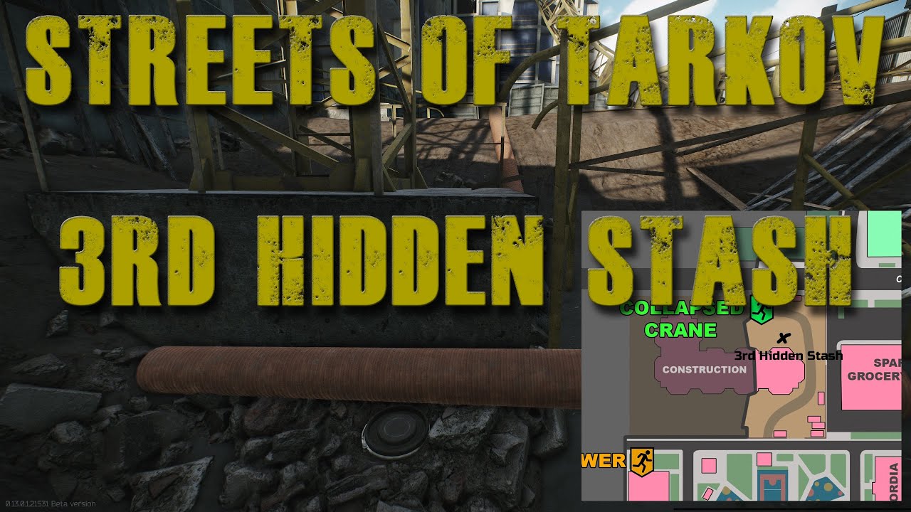3rd Hidden Stash we found on the new map Streets of Tarkov - Escape ...