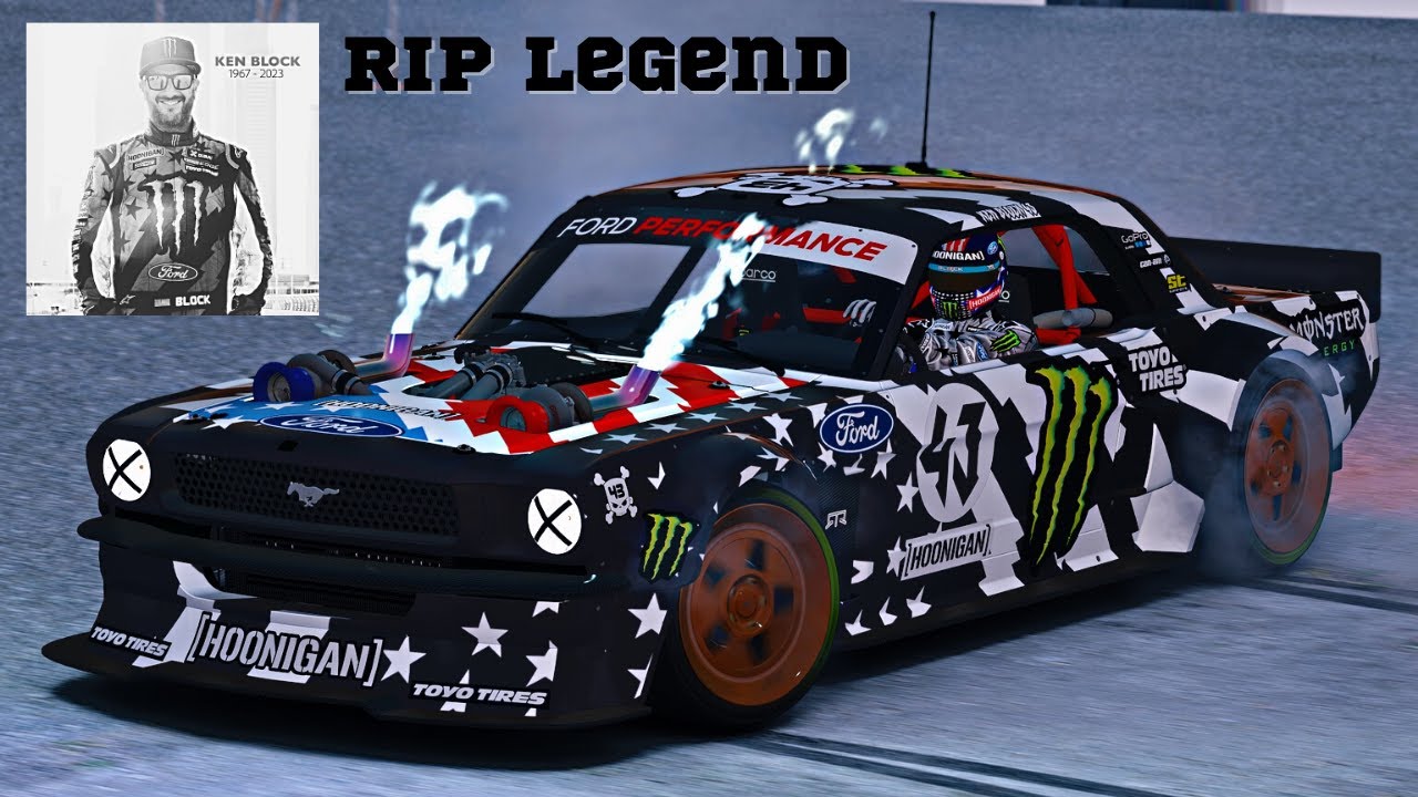 Drifting Ken Block's 1500hp Ford Mustang | Remembering The Legend Ken ...