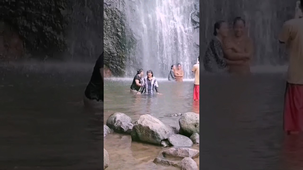 mandi air terjun - YouTube